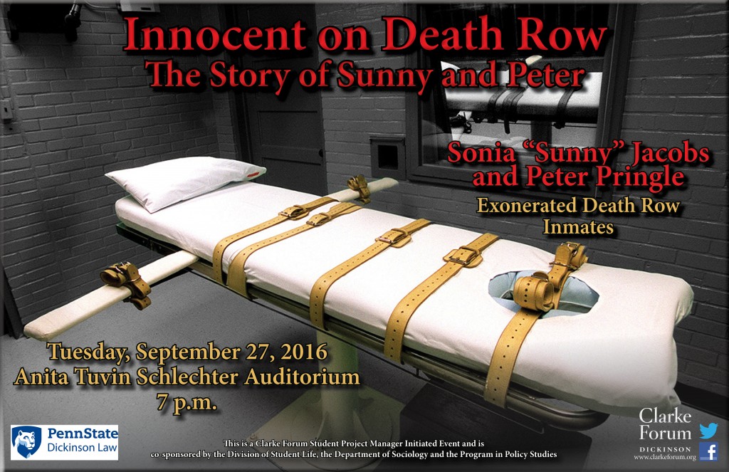 Sunny Jacobs and Peter Pringle | Clarke Forum for Contemporary Issues