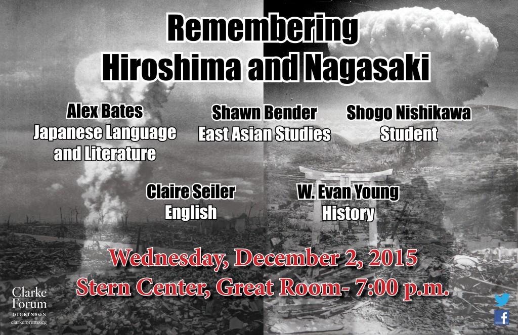 Remembering Hiroshima and Nagasaki | Clarke Forum for Contemporary Issues