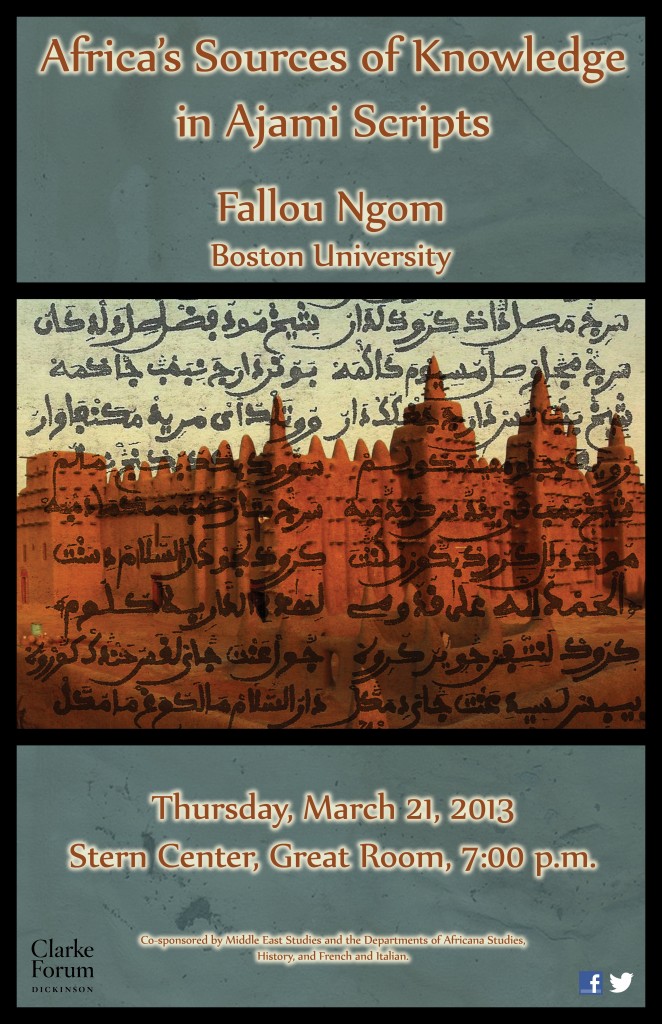 Fallou Ngom | Clarke Forum for Contemporary Issues