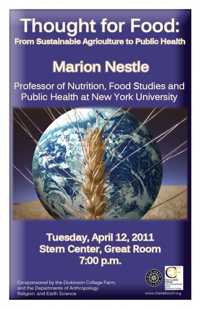 Marion Nestle | Clarke Forum for Contemporary Issues